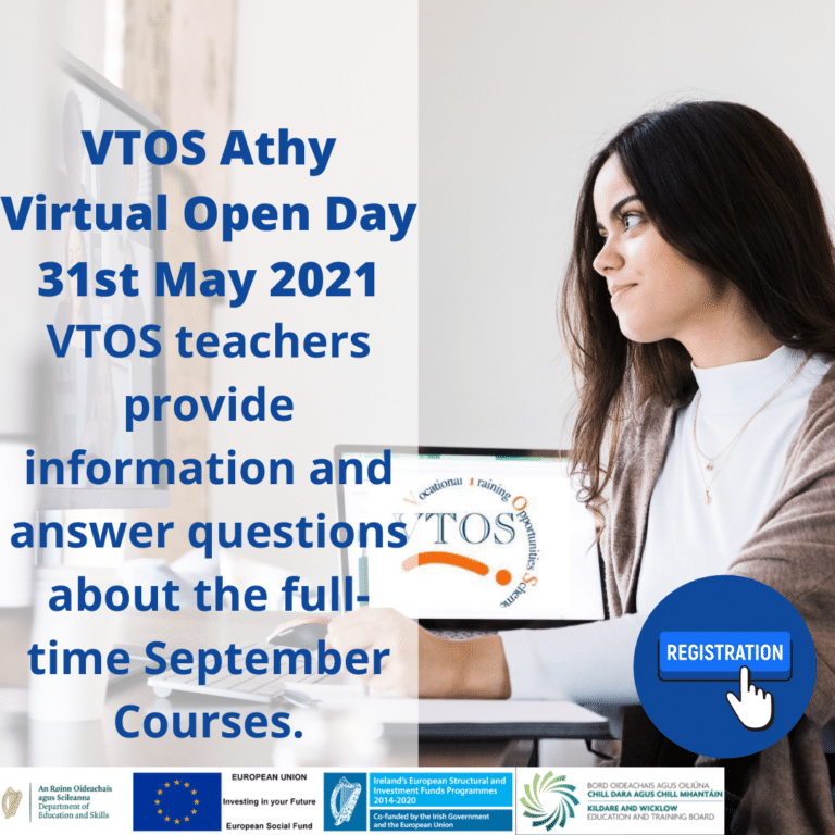 VTOS Athy - Open Day on May 31st - for September programmes - County ...